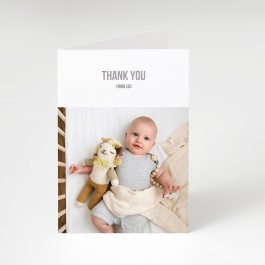 Baby's First Thanks | Thank You Card