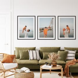 The Vertical Triptych | Our Most Popular Photo Gallery Wall | Inkifi