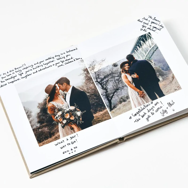 Wedding signature book 60 photos - Astyledwedding.com